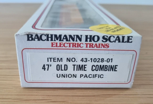 HO SCALE BACHMANN 47' OLD TIME COMBINE UNION PACIFIC 43-1028-01 ...