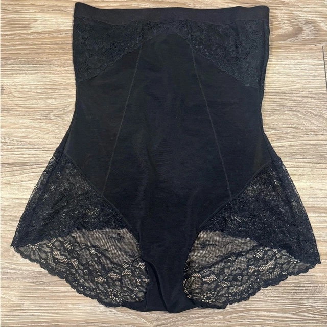 SPANX BLACK UNDERGARMENT lace underwear shapewear size extra large XL £ ...
