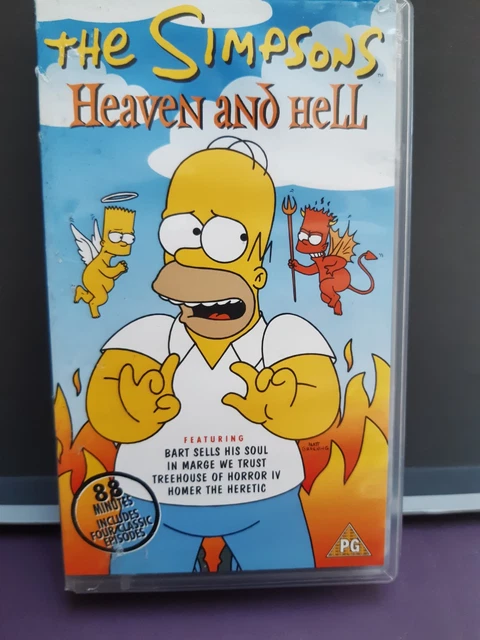 THE SIMPSONS HEAVEN and Hell (Animated) (VHS, 1998) #6055 £8.63 ...