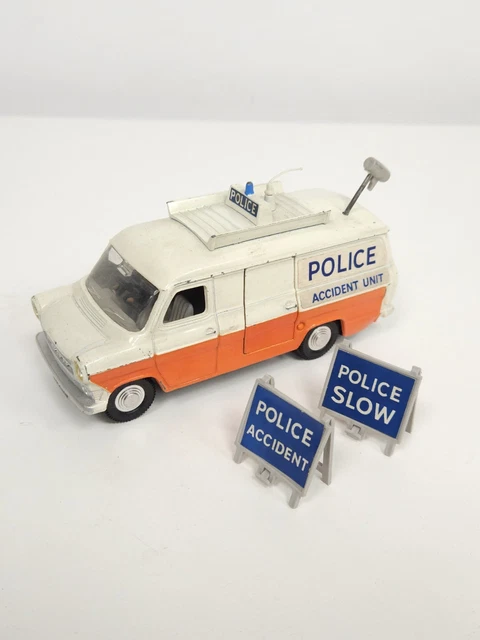 VINTAGE DINKY FORD Transit Police Accident Unit van No. 287 with ...