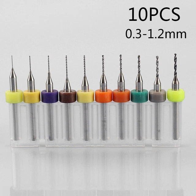 KIT MICRO EMBOUTS Perceuse Carte PCB Smt CNC Circuit 10PCS Accessoires ...