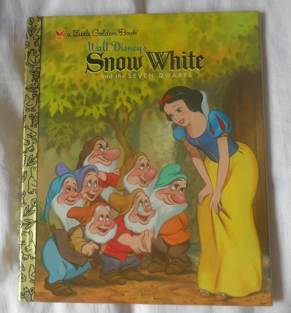 2003 Hb Little Golden Book Walt Disney Snow White The Seven Dwarfs 9