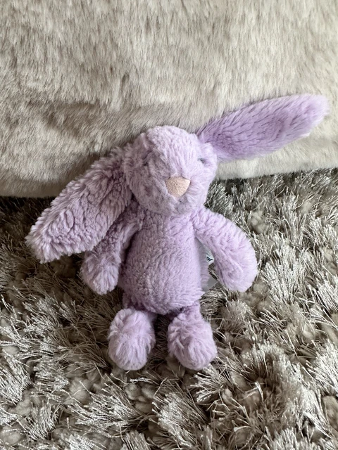 JELLYCAT TINY HYACINTH Bashful Bunny JL169 Little Lilac Purple Bunny ...