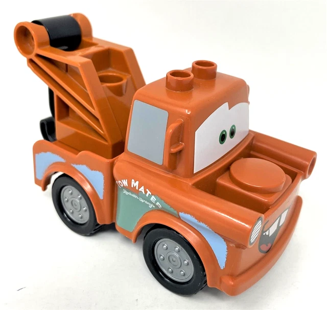 LEGO DUPLO DISNEY Pixar Cars Tow Mater Replacement Dark Orange Silver ...