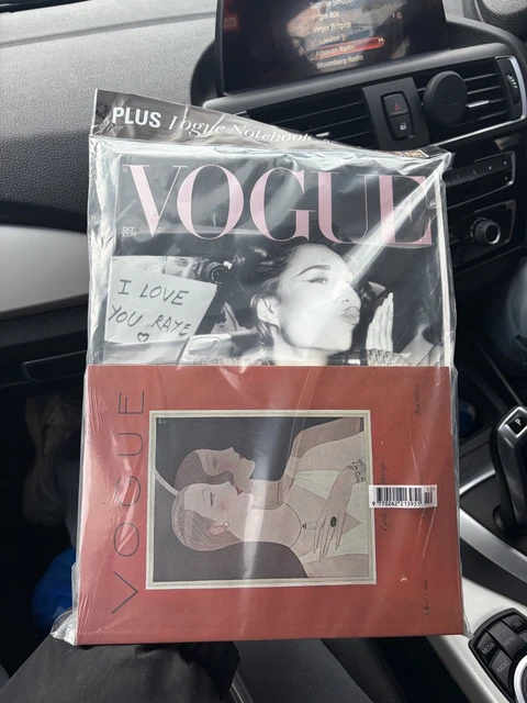 BRITISH VOGUE UK Magazine October 2025 - Raye Plus Free Vogue Notebook ...