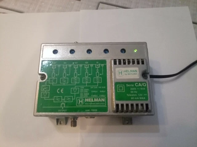 AMPLIFICATORE MULTIBANDA TV Helman serie CA/Q. USATO. EUR 60,00 ...