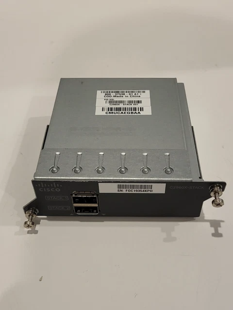 CISCO CATALYST C2960X-STACK Hot-Swap Stacking Module $14.90 - PicClick