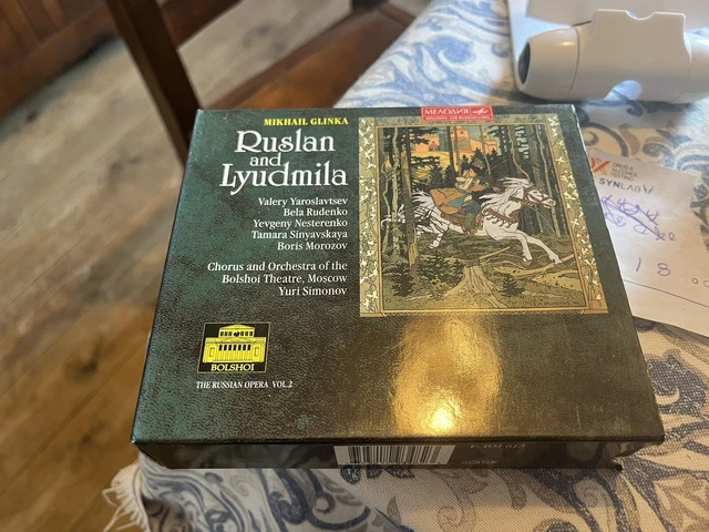 MIKHAIL GLINKA RUSLAN Et Lyudmila Bmg Records Chœur Et Orchestre Du Bolsh EUR 21,24 - PicClick FR