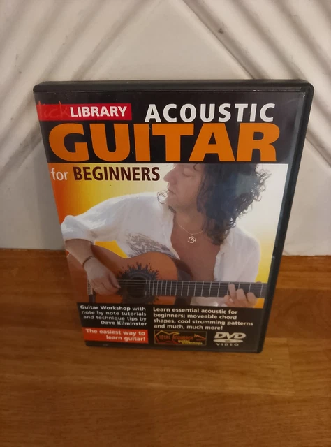 DVD - ACOUSTIC Guitar For Beginners Tutorial Library Music DVD PAL UK ...