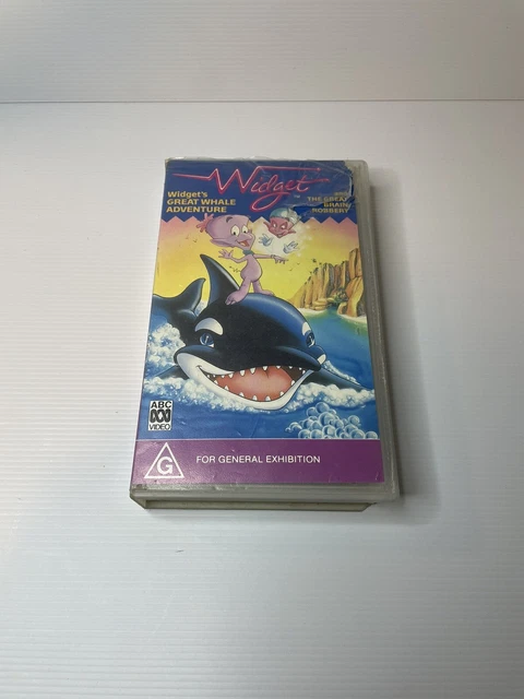 VINTAGE WIDGET CARTOON Vhs 1990 Widgets Great Whale Adventure ABC Kids ...