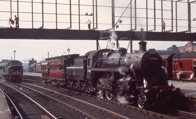 35MM RAILWAY SLIDE: COLOUR-RAIL: BRE 897: CLASS 3MT: 77012 £2.00 ...