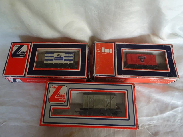 X3 WAGONS , OO gauge by lima £6.00 - PicClick UK