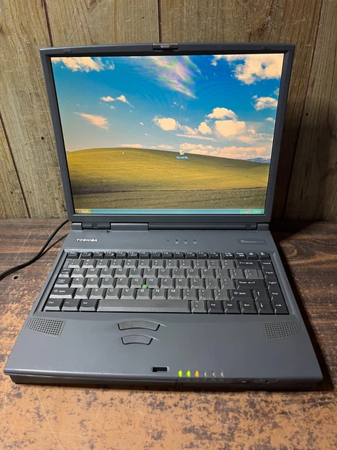 VINTAGE TOSHIBA TECRA 8000 Windows XP PRO SP3 Laptop Serial Parallel ...
