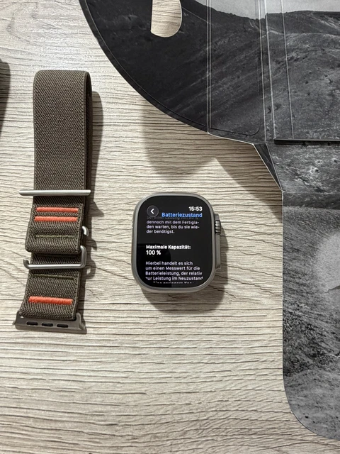 APPLE WATCH ULTRA 2 Titan–Wie NEU–100% Akku–Inkl. 4 Bänder (2x Original ...