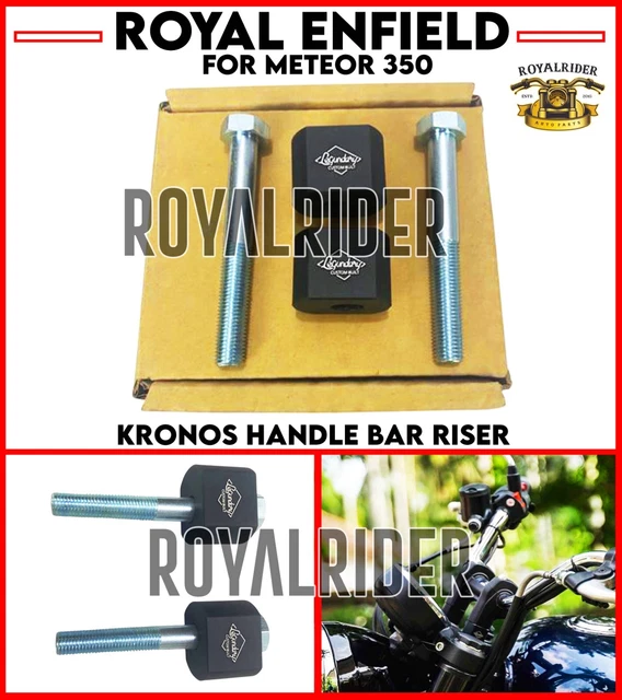 ROYAL ENFIELD METEOR 350 "KRONOS HANDLE BAR RISER" $55.99 - PicClick CA