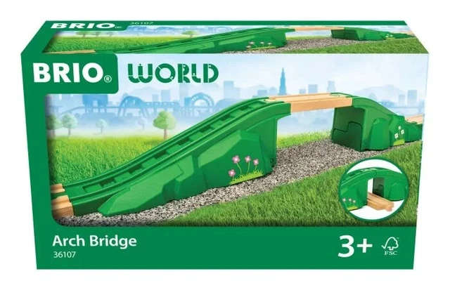 BRIO WORLD ARCH Bridge 36107 Wooden Train £14.97 - PicClick UK