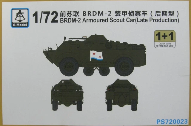 BOX HAT KRATZER/DELLEN. 1/72 S-el S-el BRDM-2 Armored Reconnaissance ...