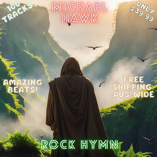 MICHAEL HAWK - Rock Hymn 2026 Instrumental Music - 100 TRACKS - USB £24 ...
