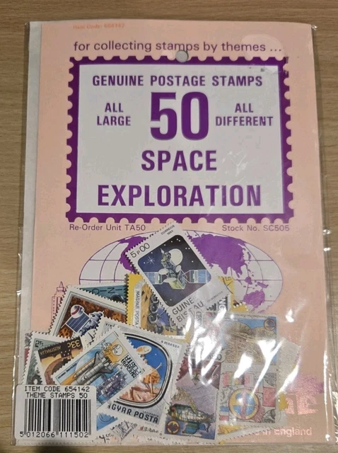 SPACE EXPLORATION - 50 Different Thematic Stamps CTO/Used $10.00 ...