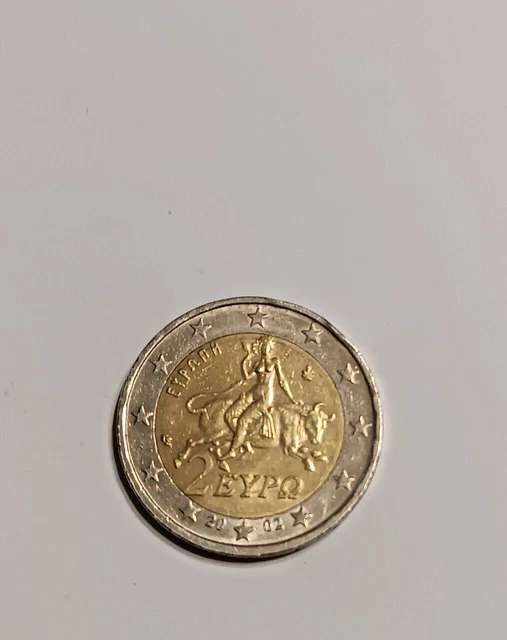 VERY RARE COLLECTIBLE Greek 2 Euro Coin 2002 with S Errors £135.85 ...