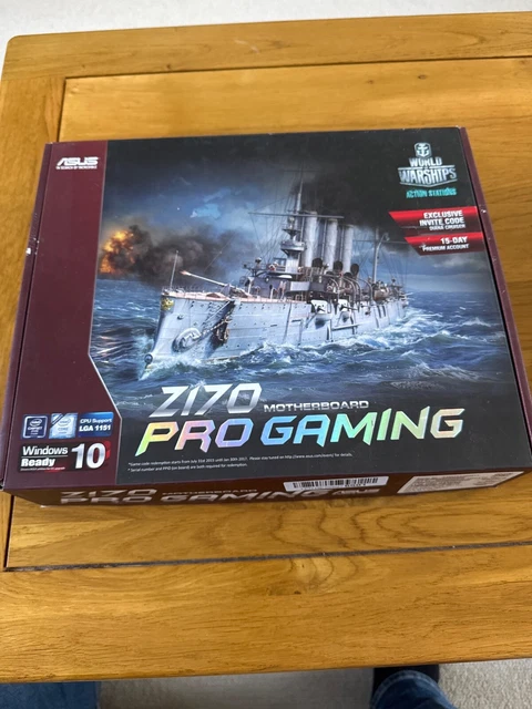 ASUS Z170 PRO Gaming Motherboard LGA 1151 Intel Z170 DDR4 £29.05 ...