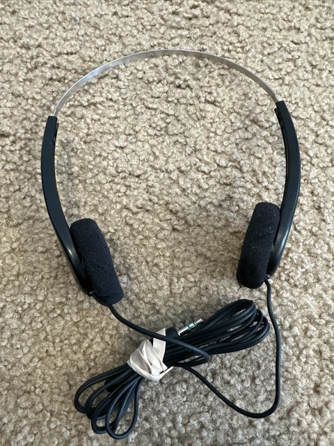 VINTAGE SONY MDR-006 Walkman Discman Stereo Metal Headphones Foam Pads ...
