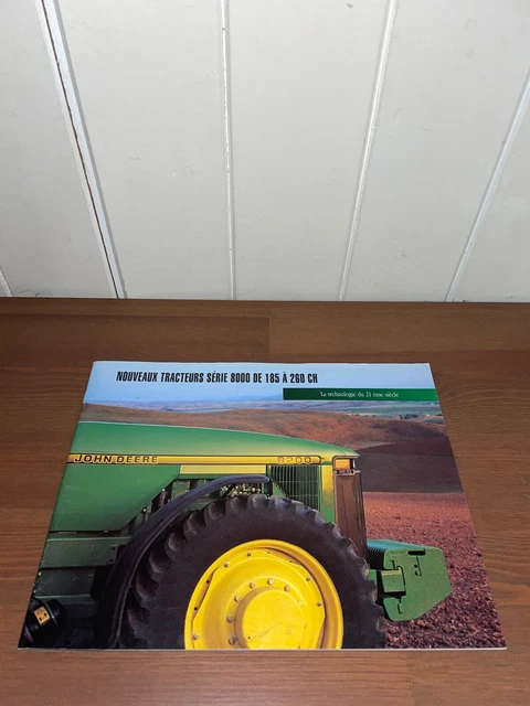 BROCHURE PROSPEKT PROSPECTUS TRACTEUR JOHN DEERE 8000 tractor-traktor-deutz-ih EUR 7,99 ...