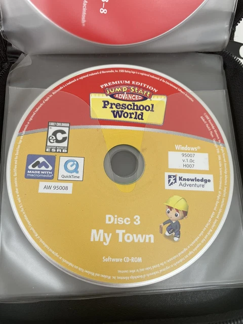 JUMP START PRESCHOOL CD-ROM Learning Lot Of 12 Discs Games Adventure ...