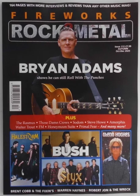 FIREWORKS MAGAZINE AUTUMN 2025 Bryan Adams, The Rasmus, Those Damn ...