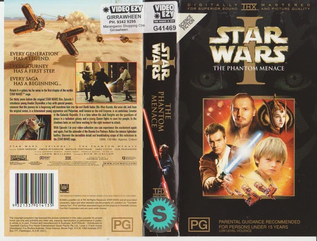 STAR WARS - Episode One - The Phantom Menace - 1999 20th Century Fox ...