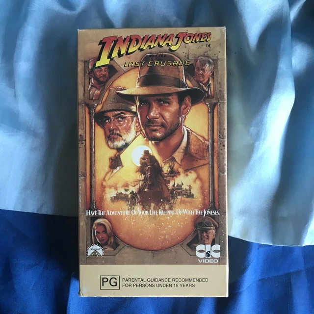 INDIANA JONES AND The Last Crusade - CiC Video Edition - PAL - VHS ...
