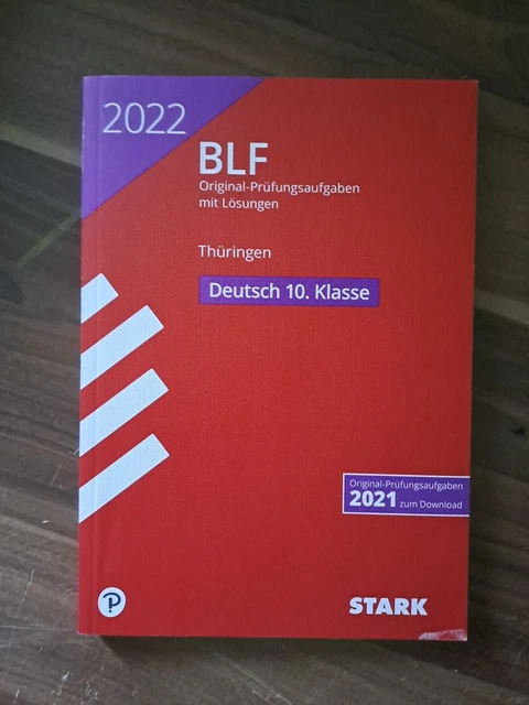 BLF ORIGINAL - Prüfungsaufgaben mit Lösungen Mathematik 10.Klasse Thüringen EUR 4,00 - PicClick DE