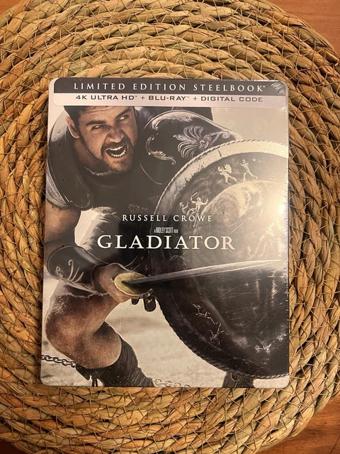 GLADIATOR 20TH ANNIVERSARY US 4K UHD Blu Ray Steelbook NEW &SEALED Russell Crowe £70.00 ...