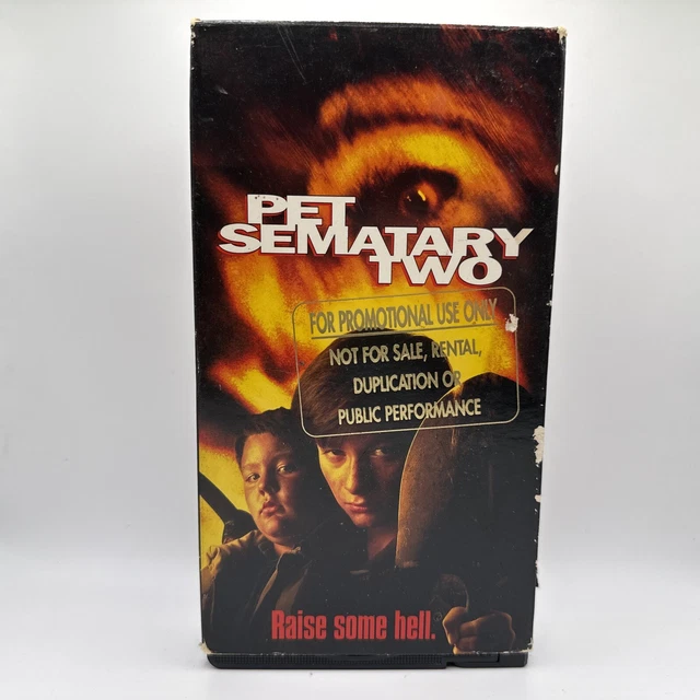 PET SEMATARY TWO 2 II VHS (1992) Edward Furlong Horror Cult Stephen ...