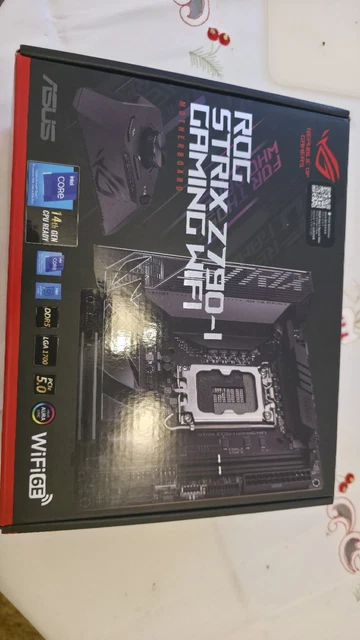 ASUS ROG STRIX Z790i Mini Itx with 16GB Ddr5 5600mhz 1 plate crucial. £ ...