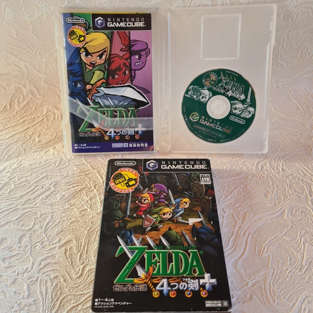 Legend Of Zelda Four Swords Nintendo Gamecube Ntsc J Japan Cib 🇬🇧 Uk
