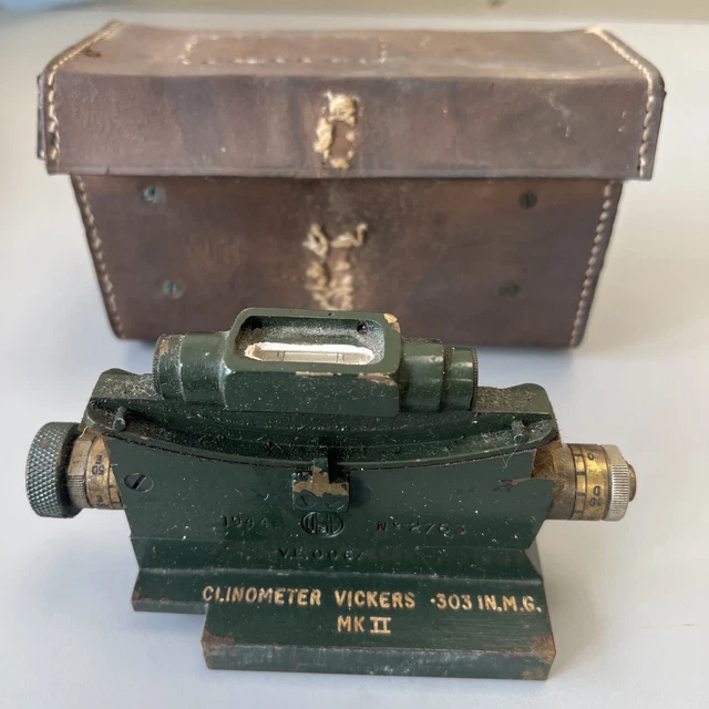 BRITISH ARMY WWII Vickers Machine Gun Clinometer MKII £80.00 - PicClick UK