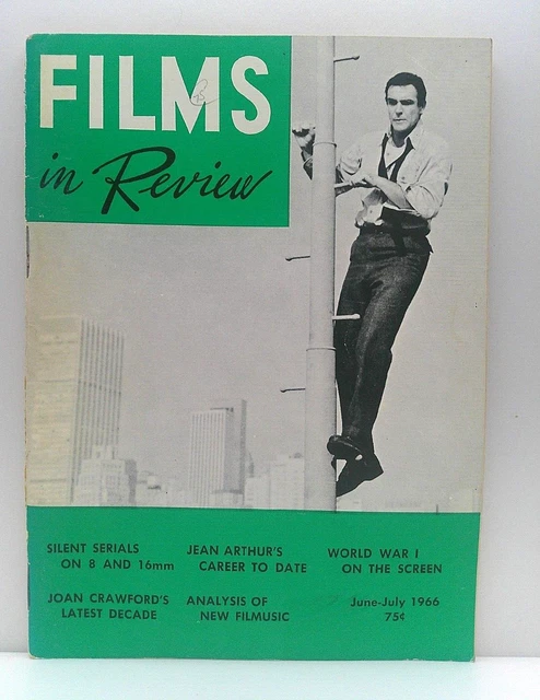 FILMS IN REVIEW Magazine Vol17 #6 1966 Sean Connery Fine Madness ...