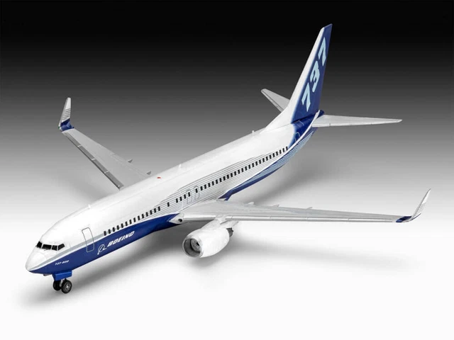 REVELL 03809 BOING 737-800 Plastic Model Construction Set 1:288 New £25 ...