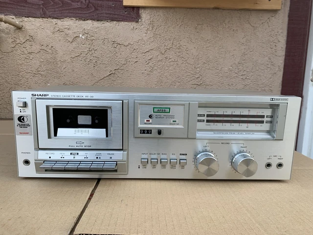 SHARP RT-30 CASSETTE Deck Vintage Watch Video EUR 68,59 - PicClick DE