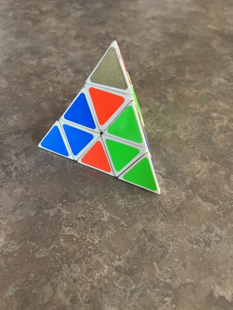 VINTAGE PYRAMINX BY TOMY Pyramid Triangle Rubik’s Cube Combination ...