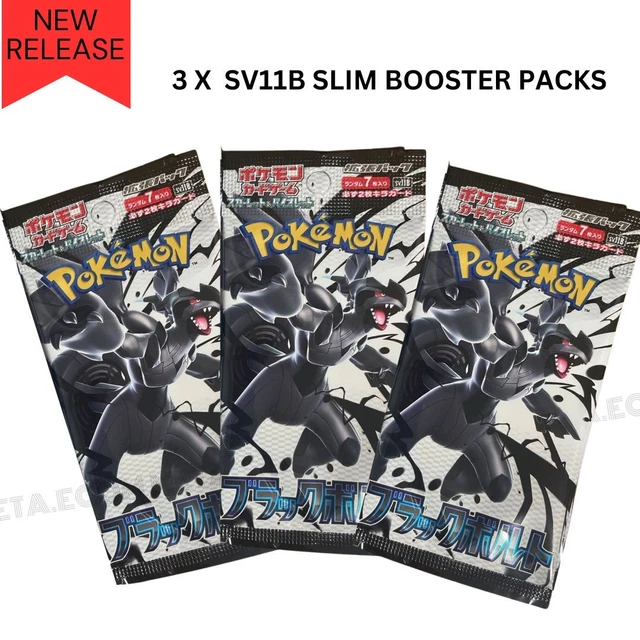 POKÉMON TCG BLACK Bolt SV11b Slim Booster Pack Sigillato Scarlatto e ...