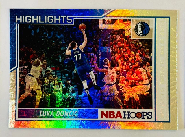 LUKA DONCIC 2023-24 Panini NBA Hoops Highlights Insert Holo EUR 3,64 ...