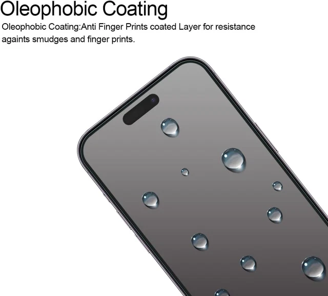 2X ANTI-GLARE MATTE Tempered Glass Screen Protector for Apple iPhone 15 ...