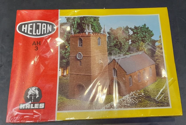 HELJAN MODEL KIT AH3 Church Ho Scale Sealed Unopened Mint Condition $38 ...