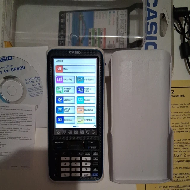 CASIO FX-CP400 CLASSPAD II Graphing Calculator Taschenrechner, Black £ ...