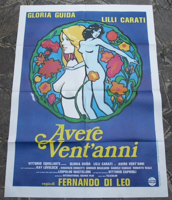 MANIFESTO 2F FILM AVERE VENT'ANNI Gloria Guida Lilli Carati Fernando di ...