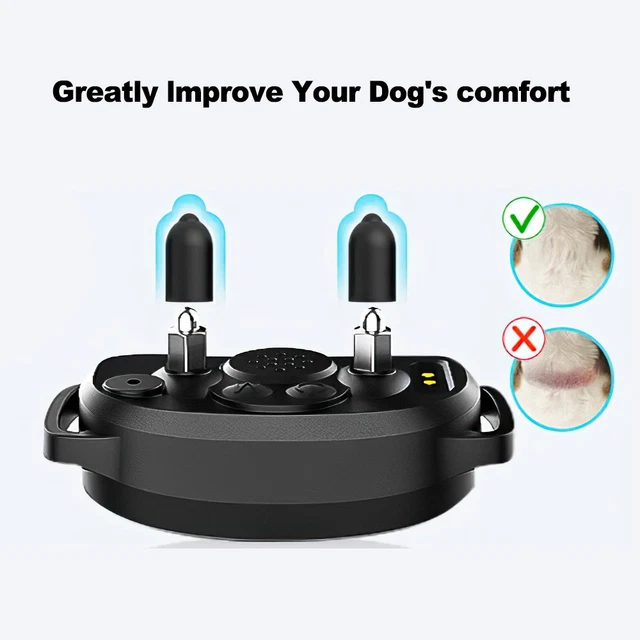 DOG BARK COLLAR-COMPACT Anti Barking Remote Stop Training sound-vibrate ...
