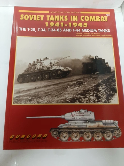 CONCORD ARMOR AT war 7011 soviet tanks in combat 41-45 EUR 14,95 ...