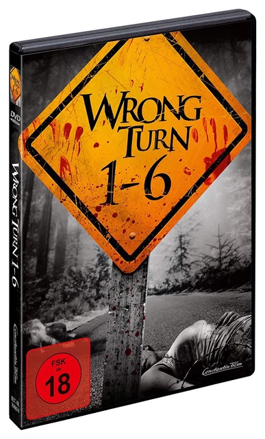 WRONG TURN COMPLETE Collection Partie 1 2 3 4 5 6 Boîte DVD Edition Limitée Neuf $43.87 ...